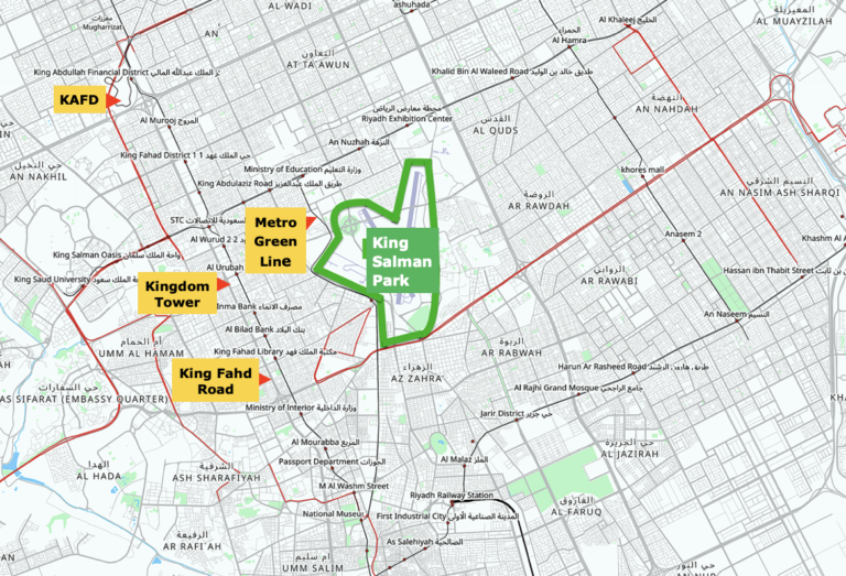 King Salman Park in Riyadh