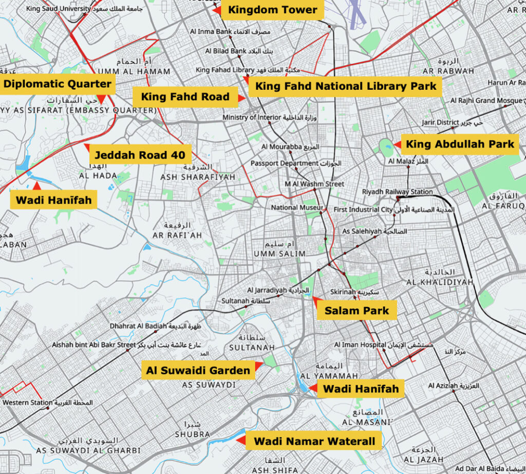 Parks in Riyadh - Green Riyadh
